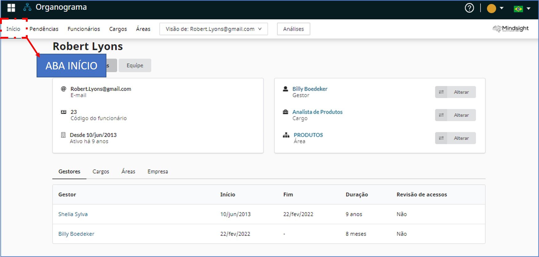 01. Como trocar a minha área?